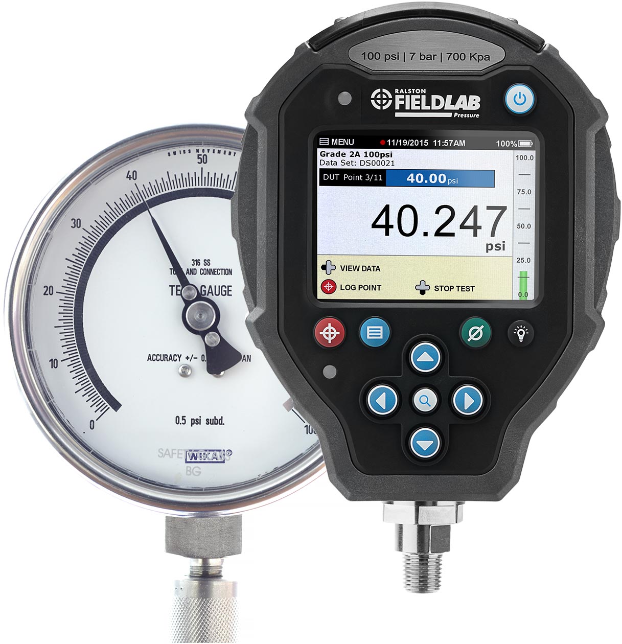 FieldLab Digital Pressure Calibrator Features | Ralston Instruments